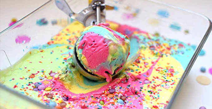 Recipe | Rainbow Ice Cream